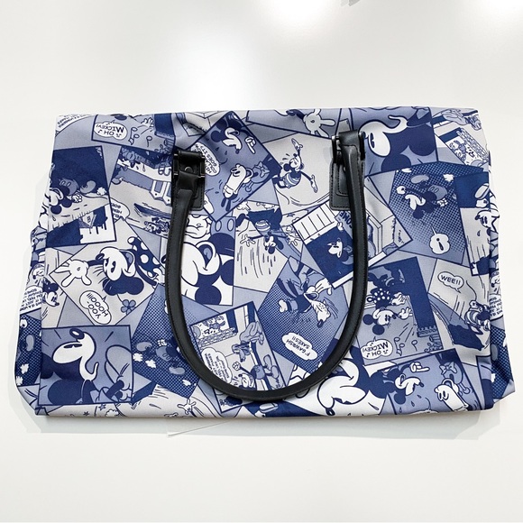 Disney | Bags | New Disney Mickey Mouse Comic Strip Carpet Bag | Poshmark